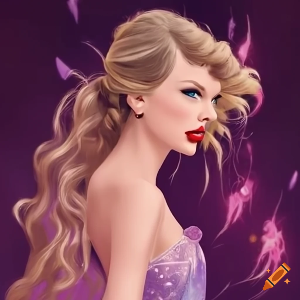 Ethereal taylor swift in disney princess style on Craiyon