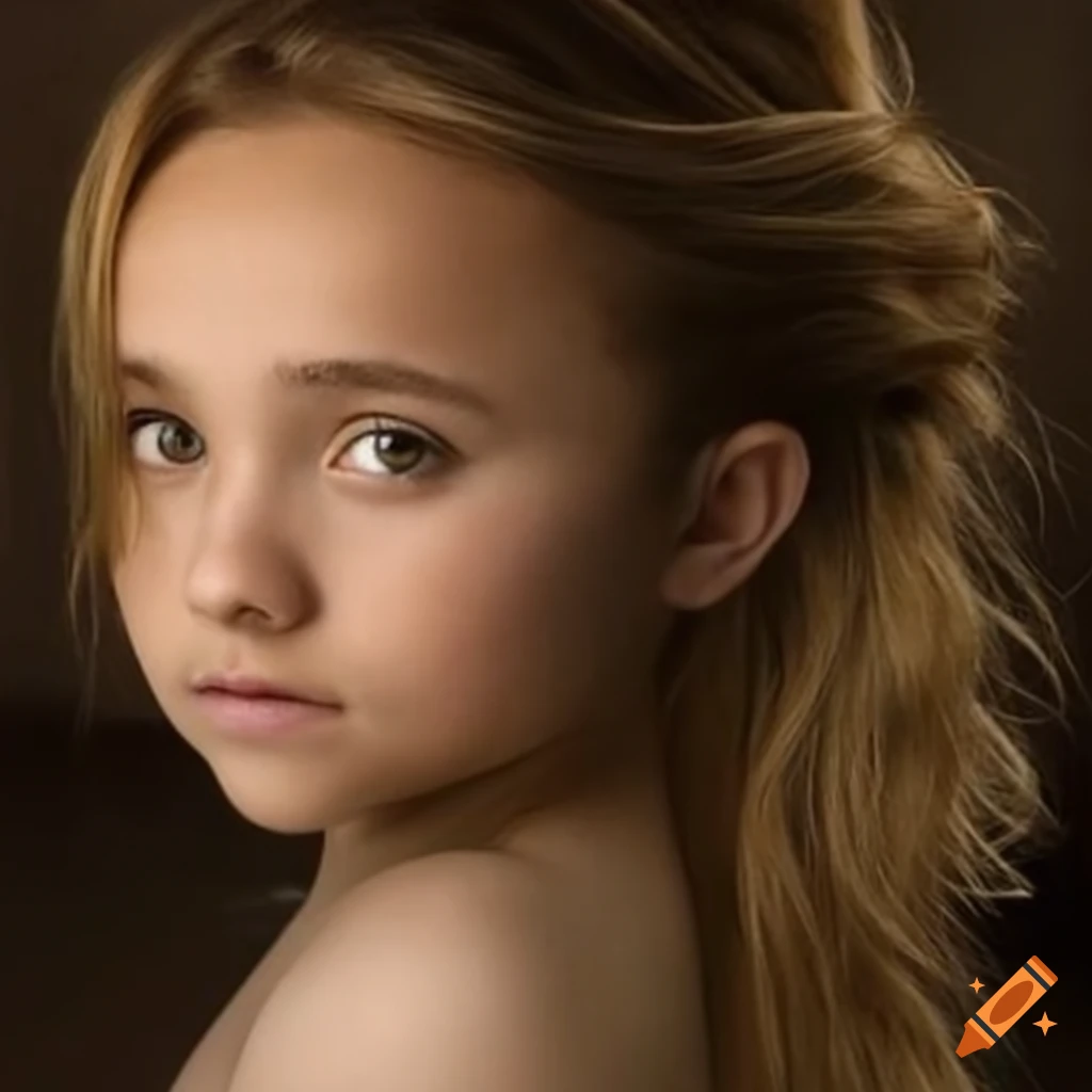 Precocious tween hayden panetierre on Craiyon