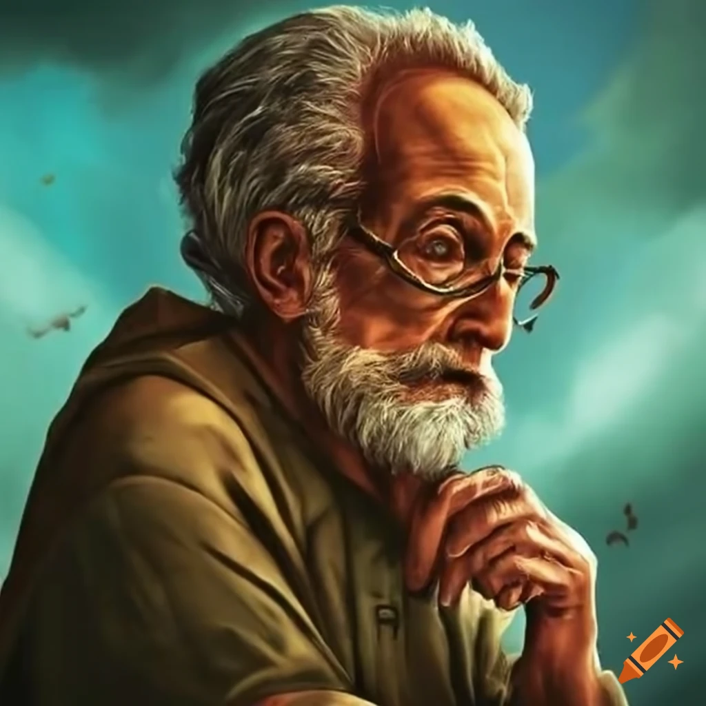 Artistic representation of the common man on Craiyon