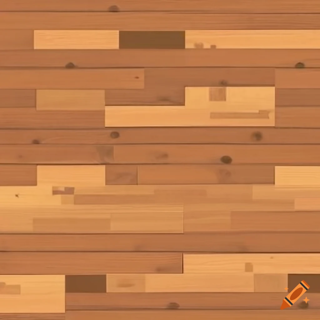Pixel wooden floorboard on Craiyon
