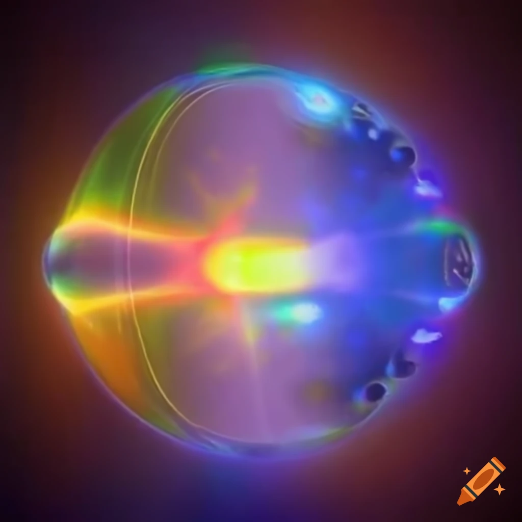 Quantum physics and technology concept with advanced lighting effects ...