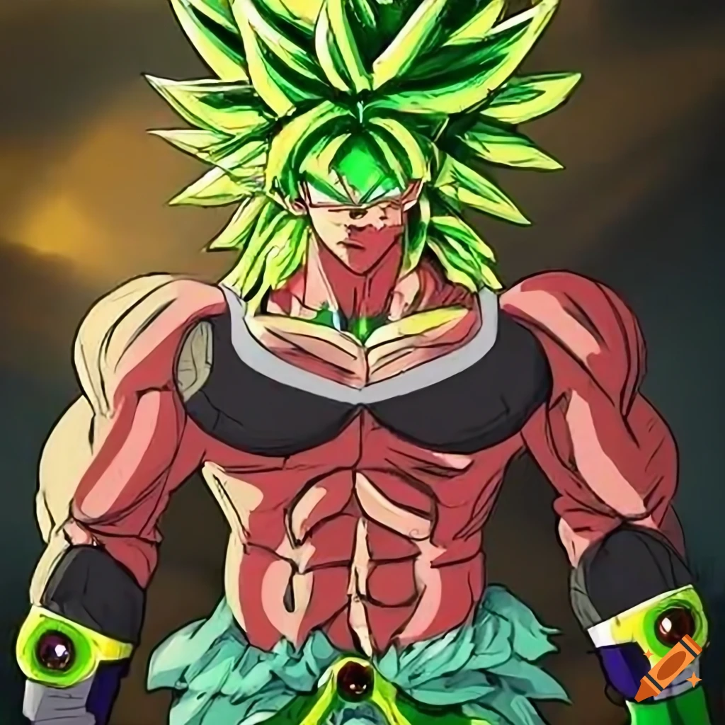 Battle-damaged character in anime style on Craiyon