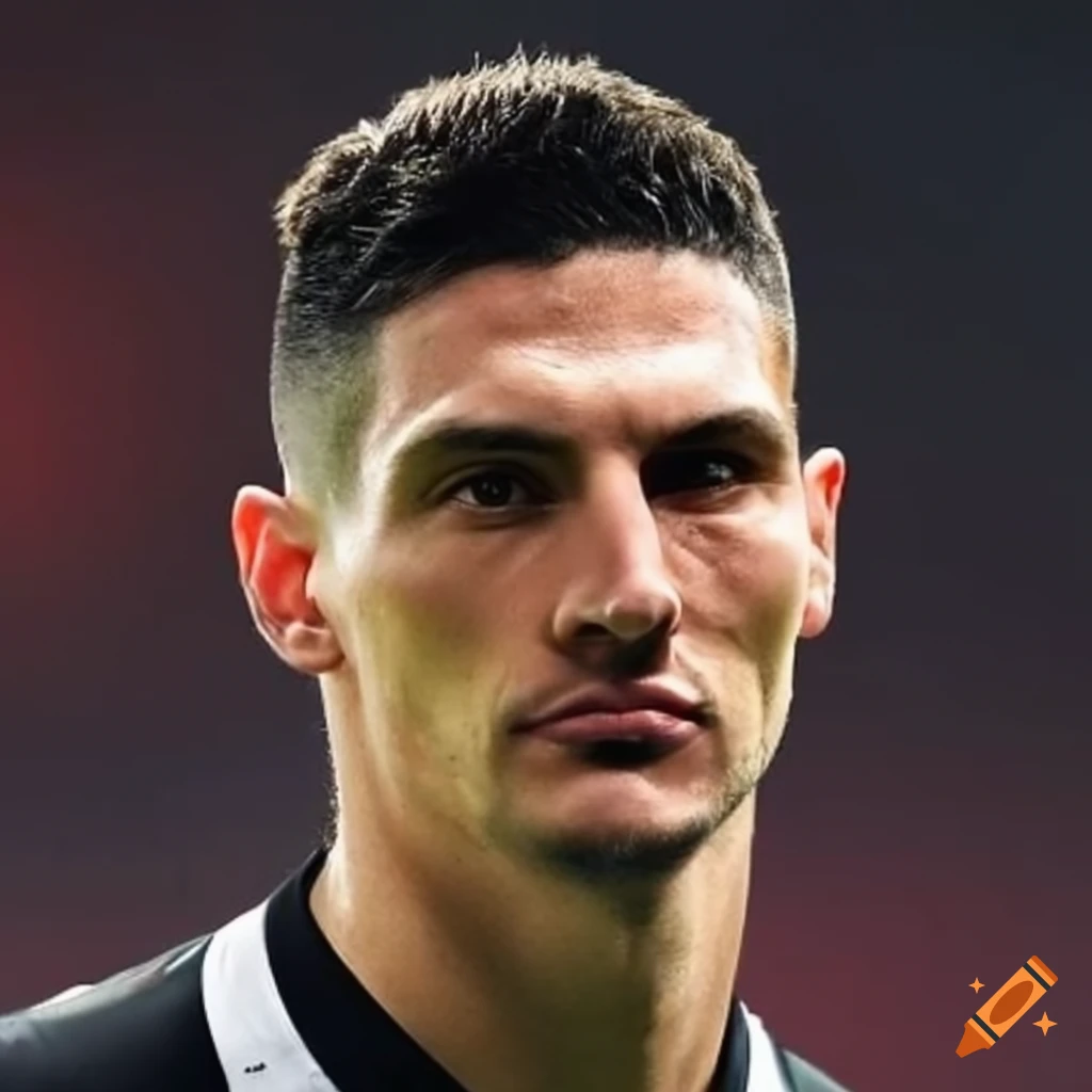 Fabian schar playing as a striker on Craiyon