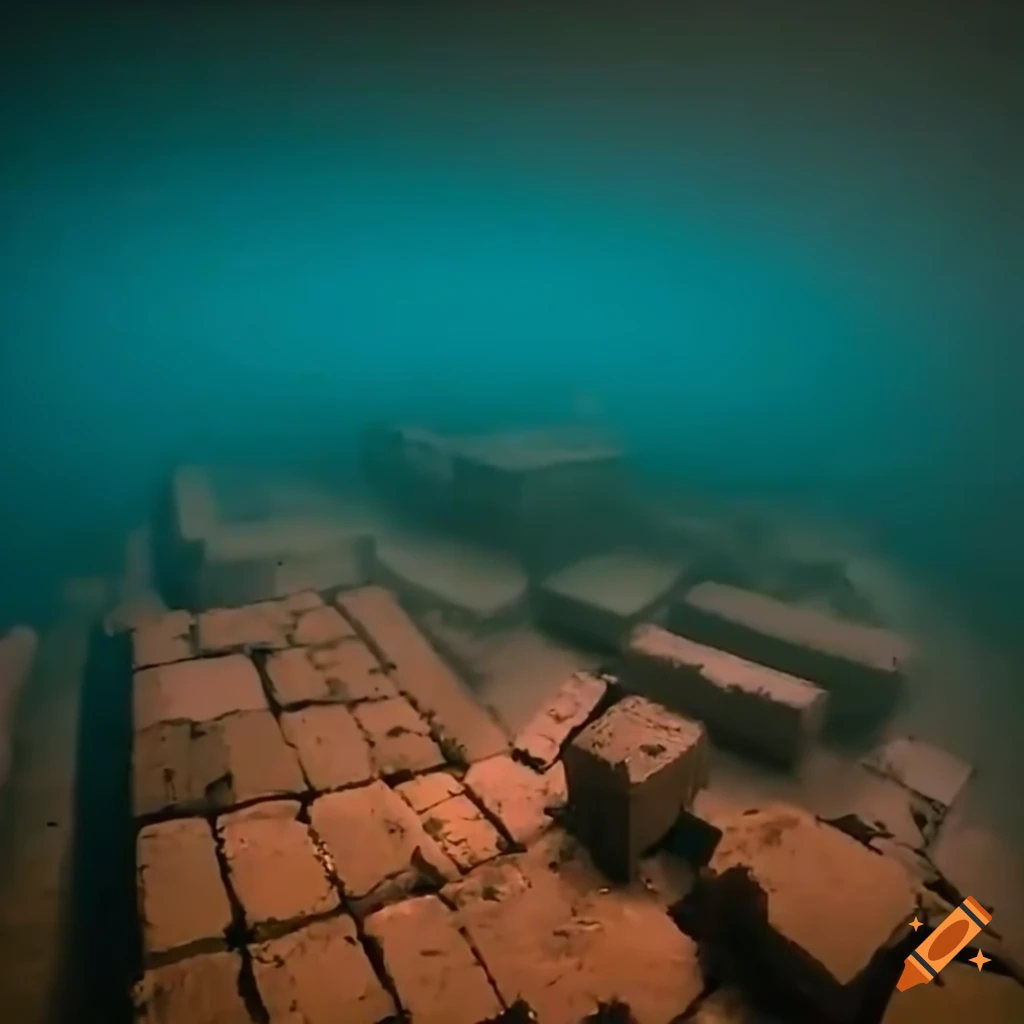 Extreme close-up of crumbling bricks with abandoned buildings sinking ...