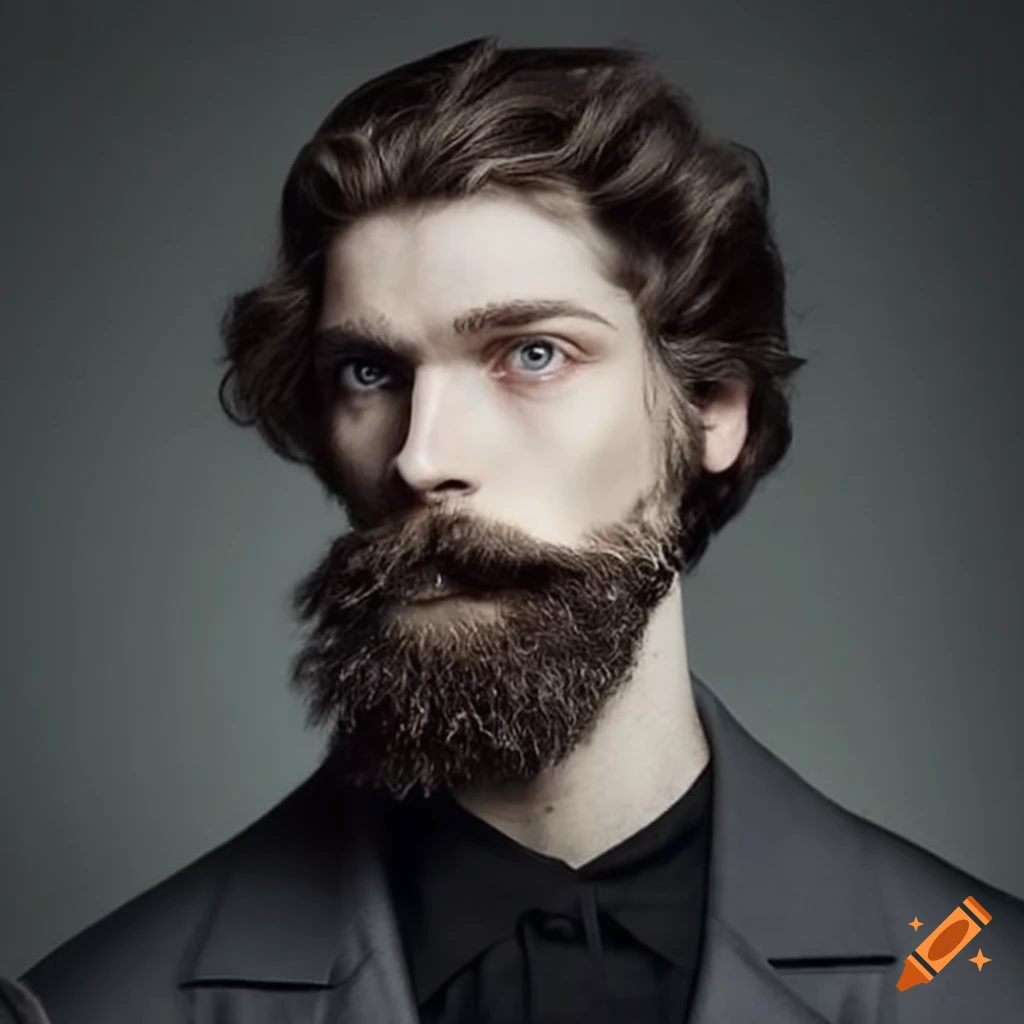 Man with a resemblance to karl marx and a shorter beard on Craiyon