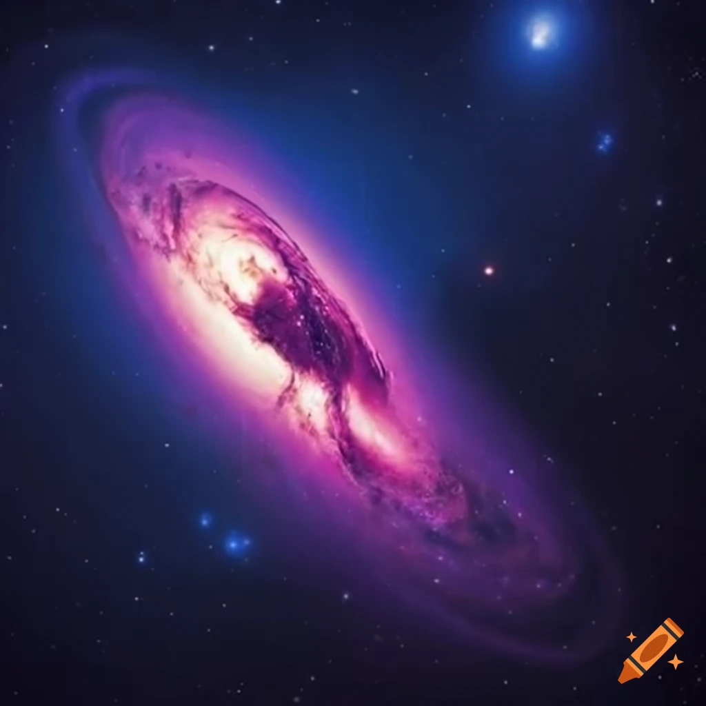 Powerful dark star in a futuristic galaxy on Craiyon