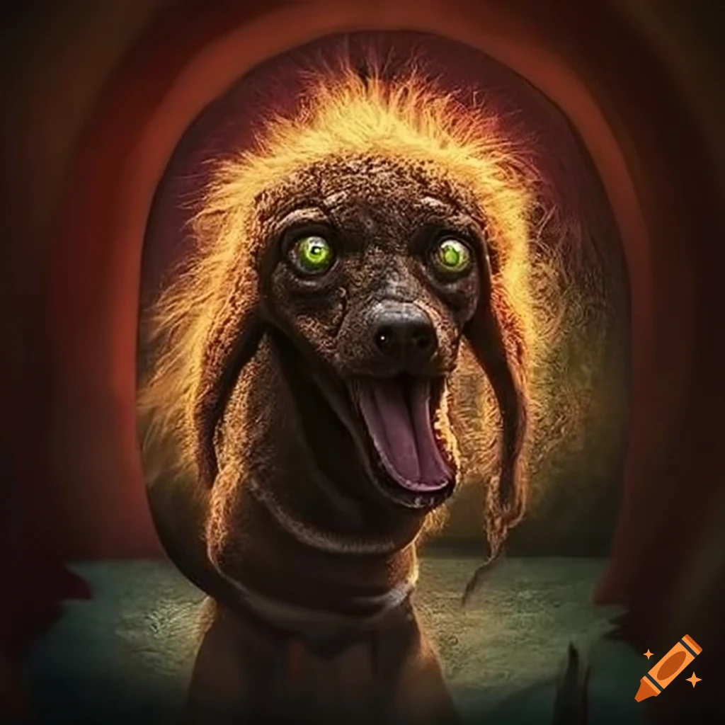 The snake dog of florgelpiep on Craiyon