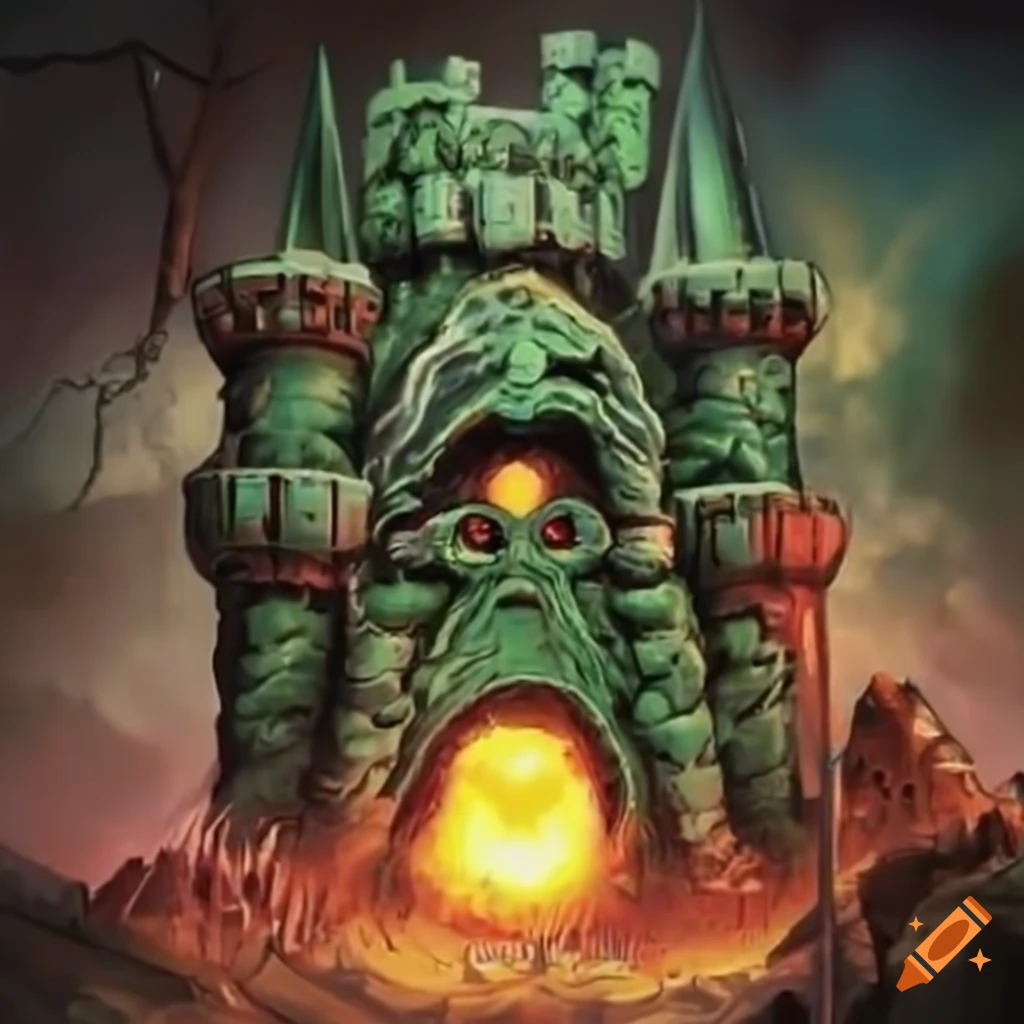 Castle grayskull on Craiyon