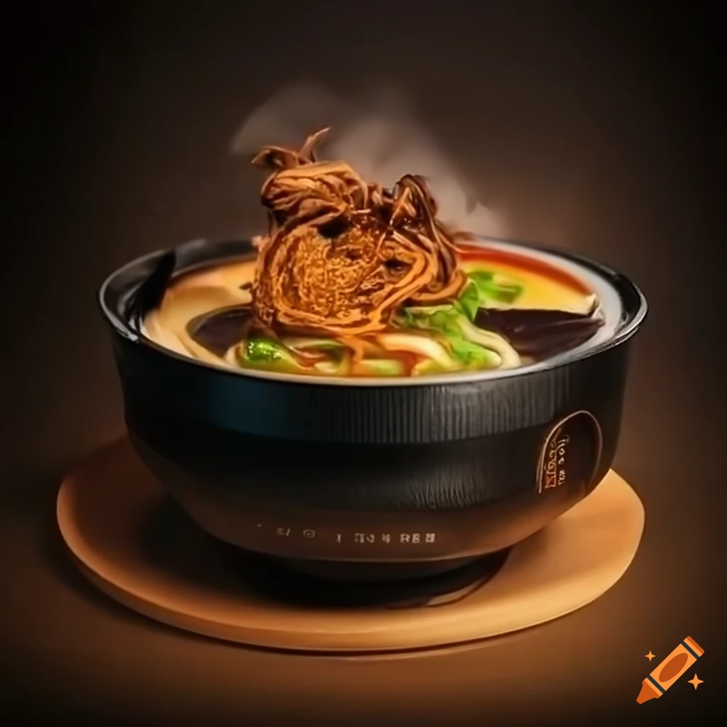 Delicious chinese ramen dish on Craiyon