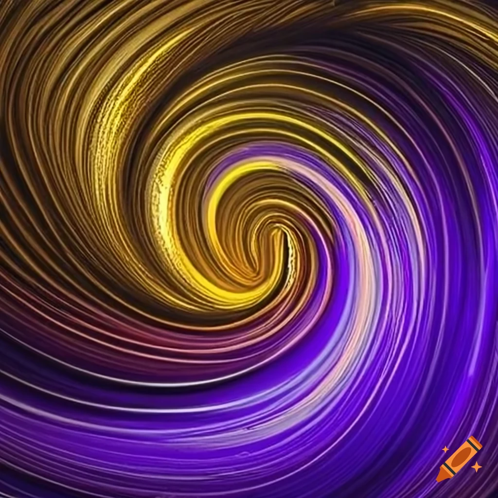 Gold vortex on Craiyon