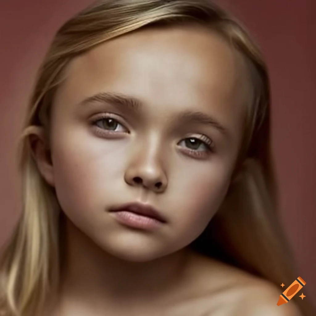 Precocious child model hayden panettiere on Craiyon