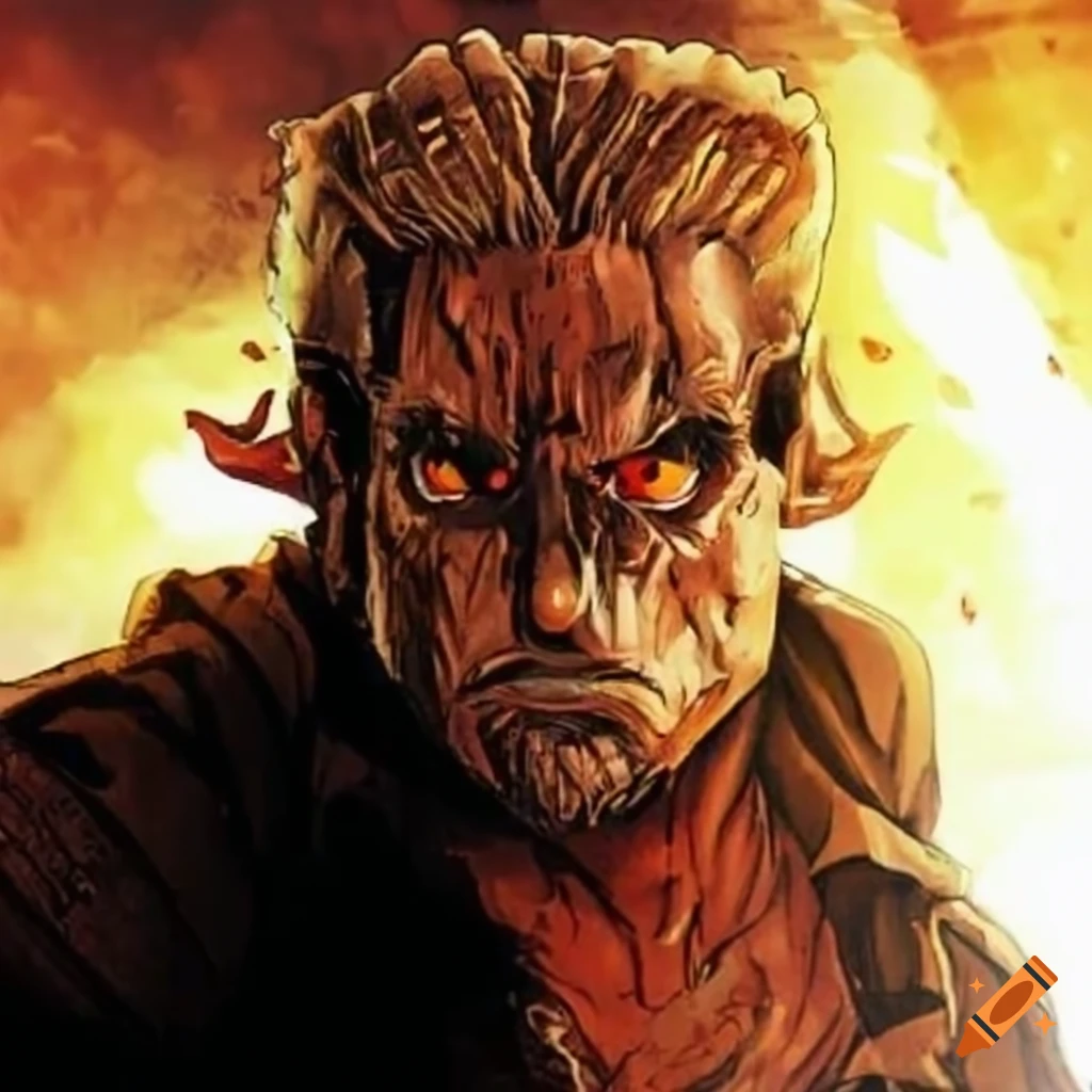 Portrait of the ultimate villain of israel on Craiyon