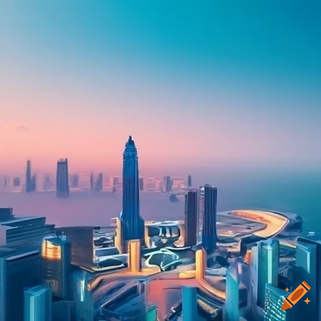 Modern smart city in saudi arabia on Craiyon