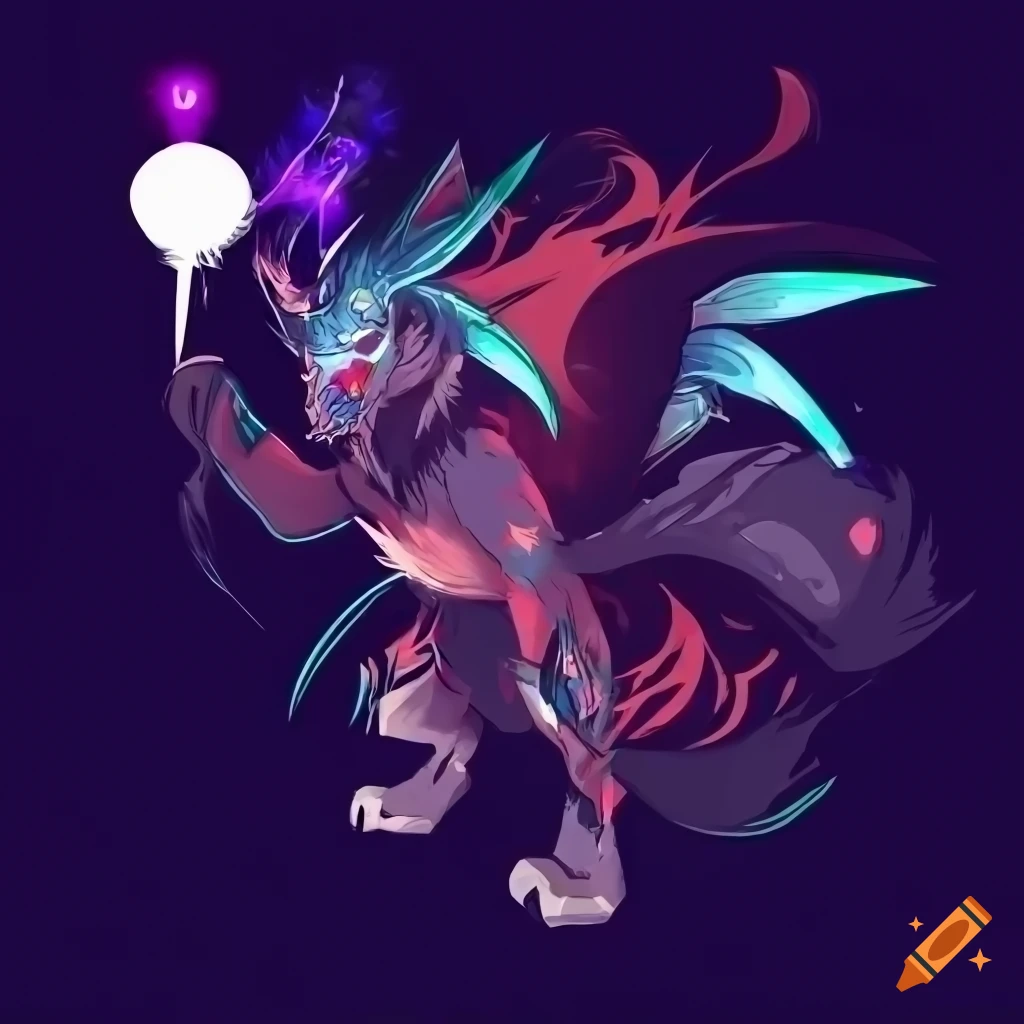 Action-packed animal hybrid fursona in fantastical gearpunk-style ...