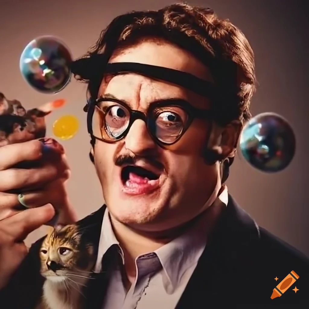 Bubbles leading an army of cats through toronto on Craiyon