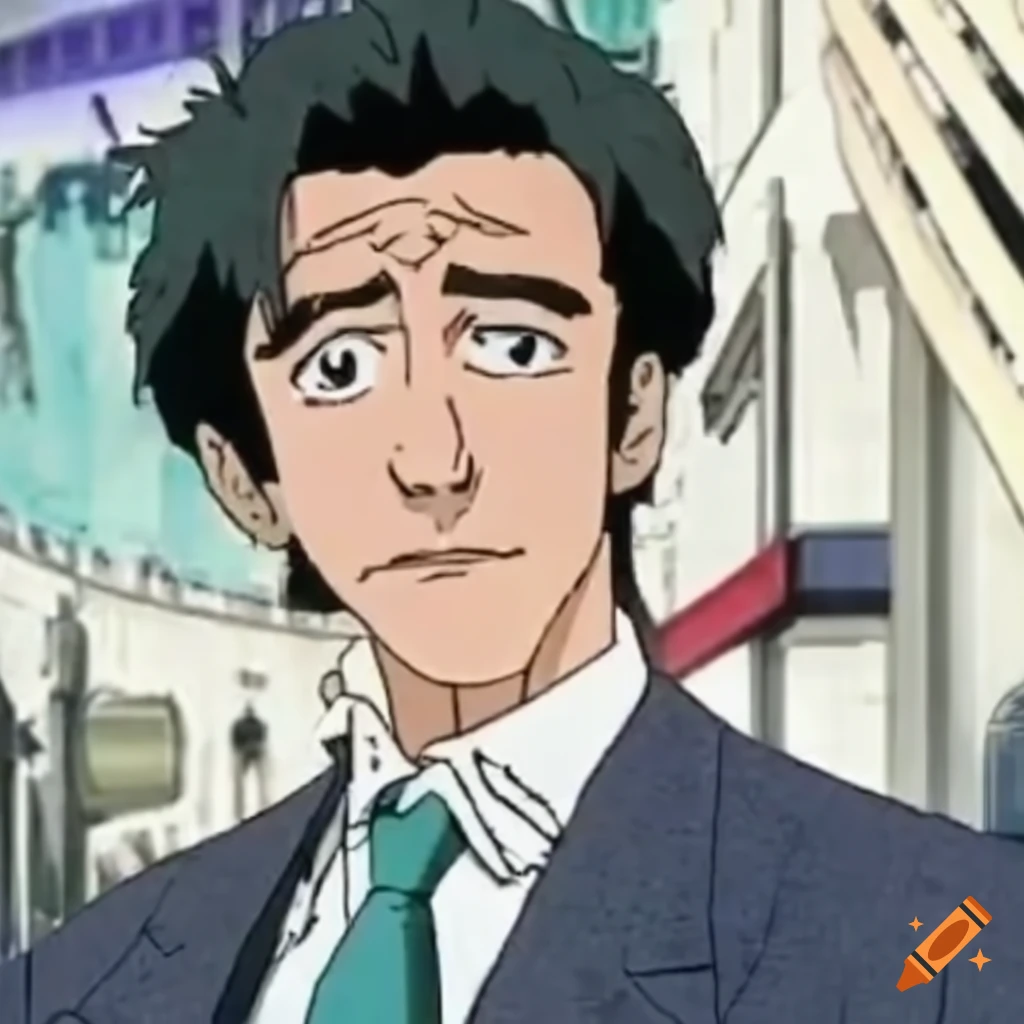 Anime depiction of junichiro koizumi on Craiyon