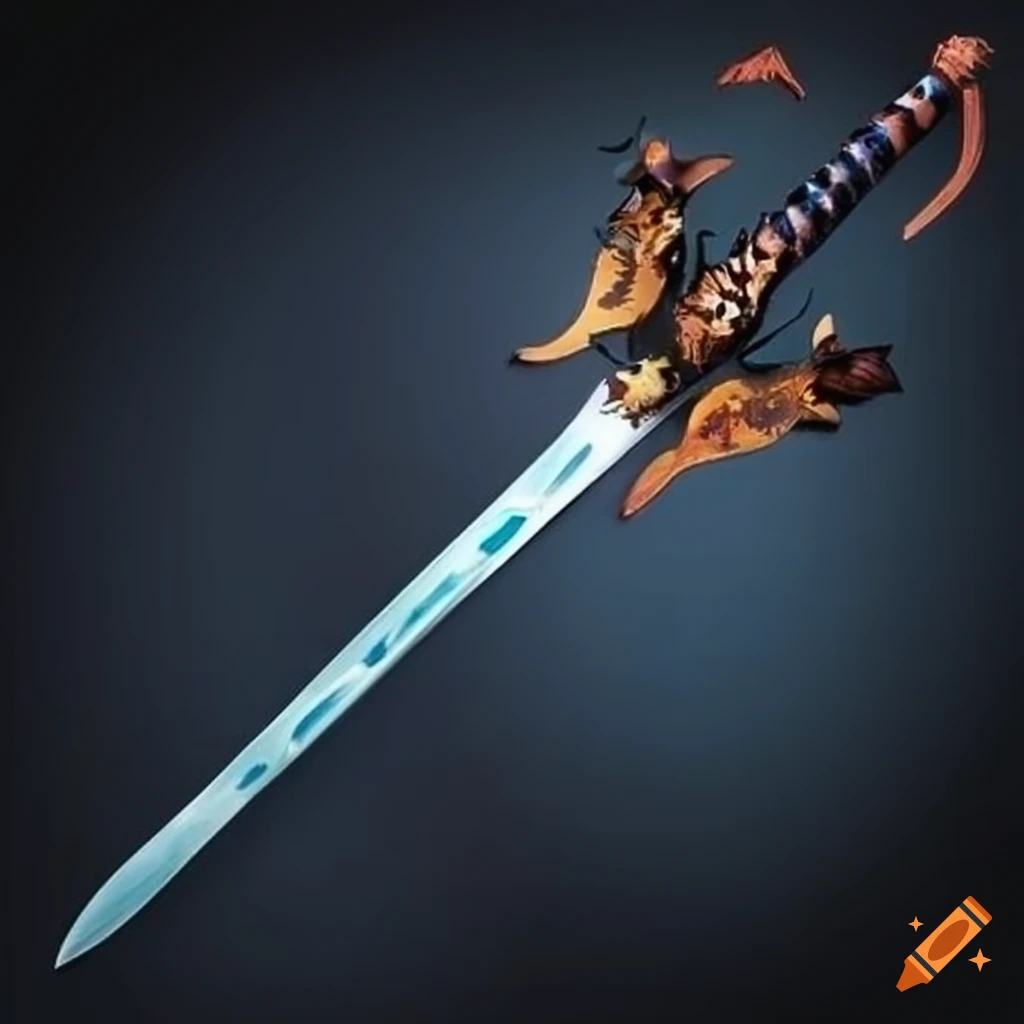 Butterfly sword on Craiyon