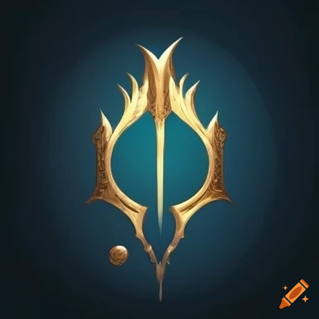 Guild logo for 'the blessed' on Craiyon