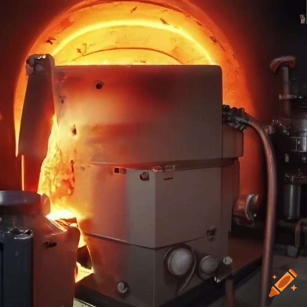 Directional Solidification Process In A Vacuum Chamber Furnace On Craiyon