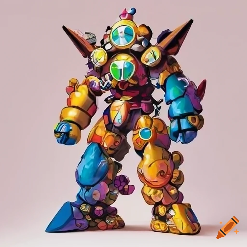 Rom spaceknight by takashi murakami on Craiyon