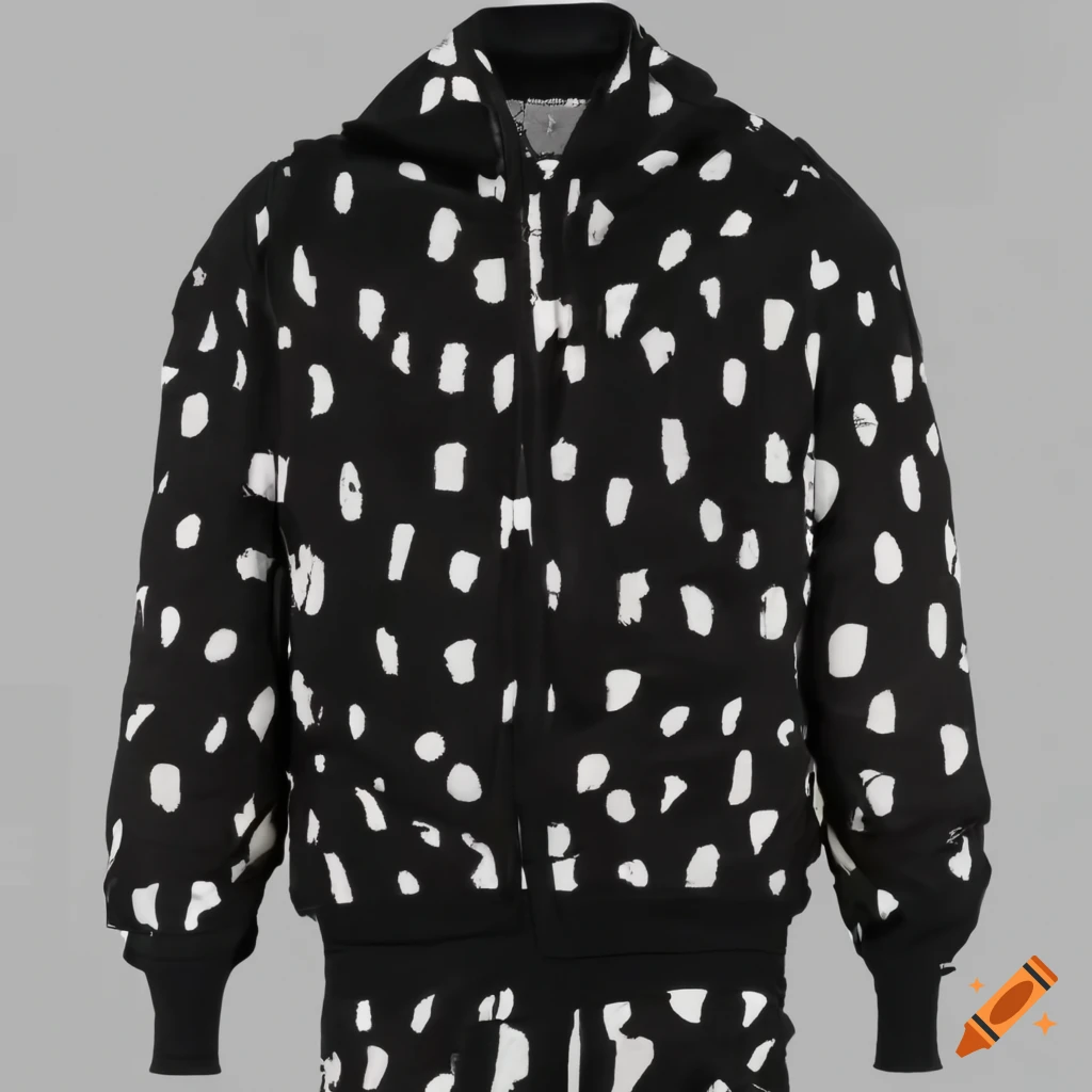 White and black birch texture tennis tracksuit by maison margiela on ...