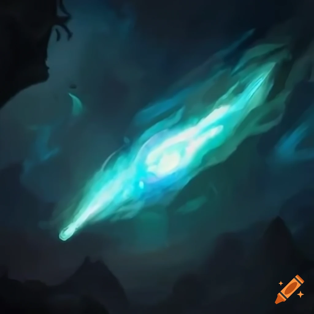 Magic meteor in dungeons and dragons setting on Craiyon