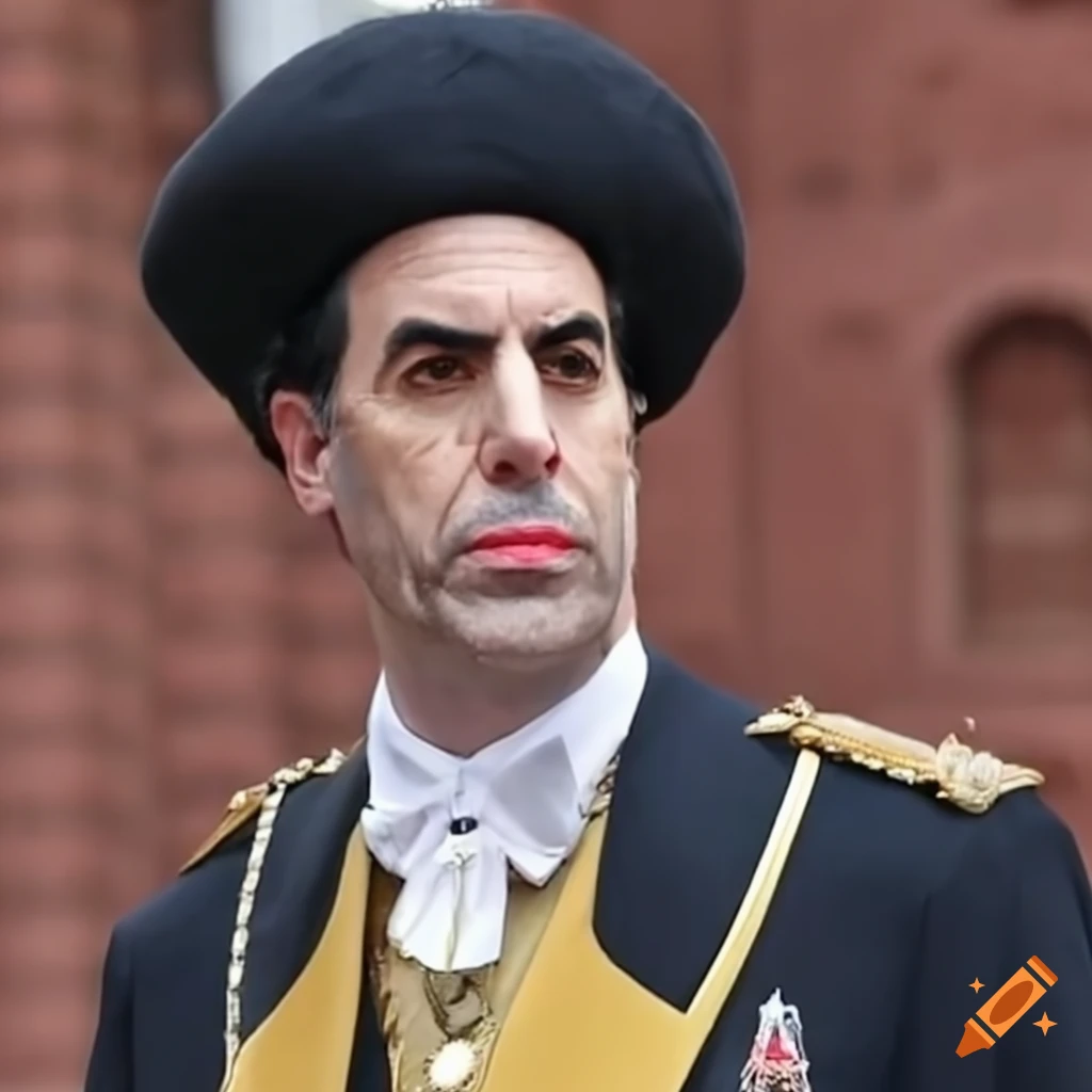 British empire colonial raj officer portrayed by sacha baron-cohen on ...