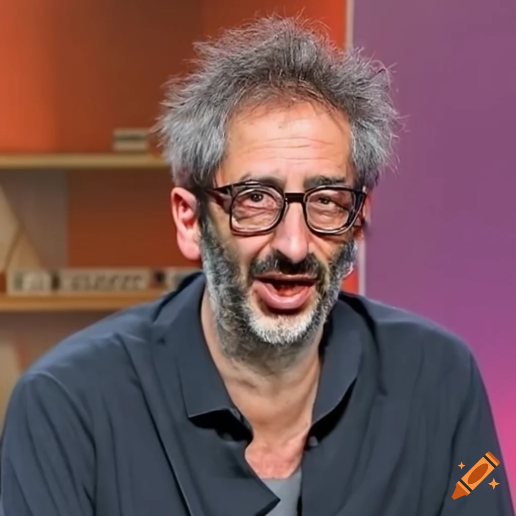 David baddiel making apology to jeremy corbyn on Craiyon
