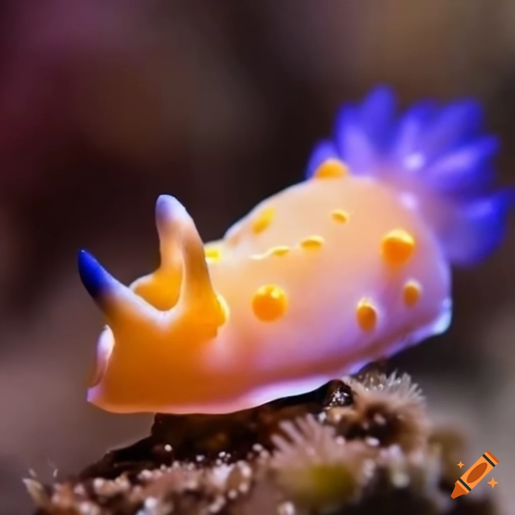 Cute little sea slug on Craiyon