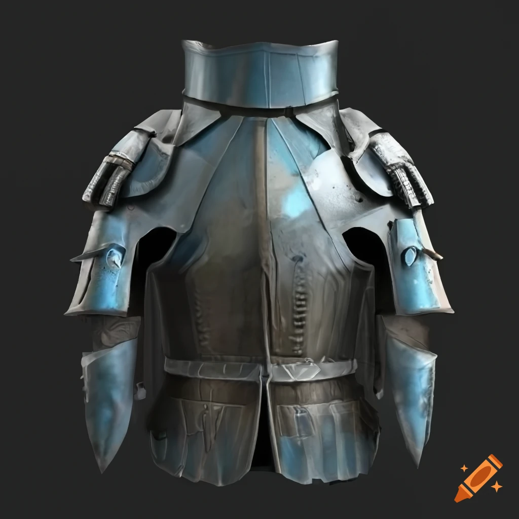 Bathyscathe armor front view on Craiyon