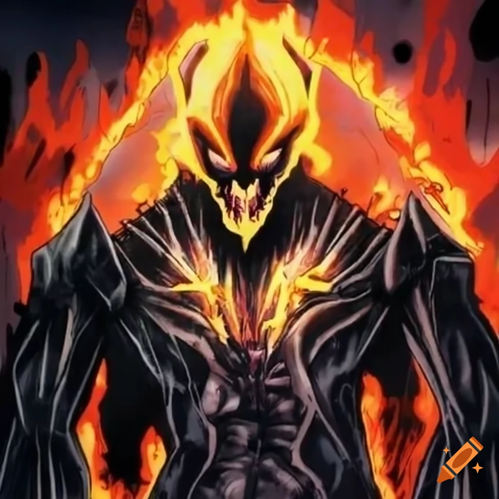 Graffiti art featuring zetman, ghost rider, and boros on Craiyon