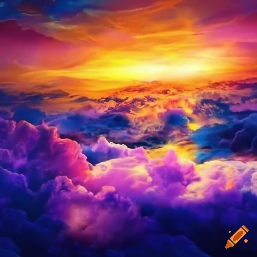 Magical sky fantasy image on Craiyon