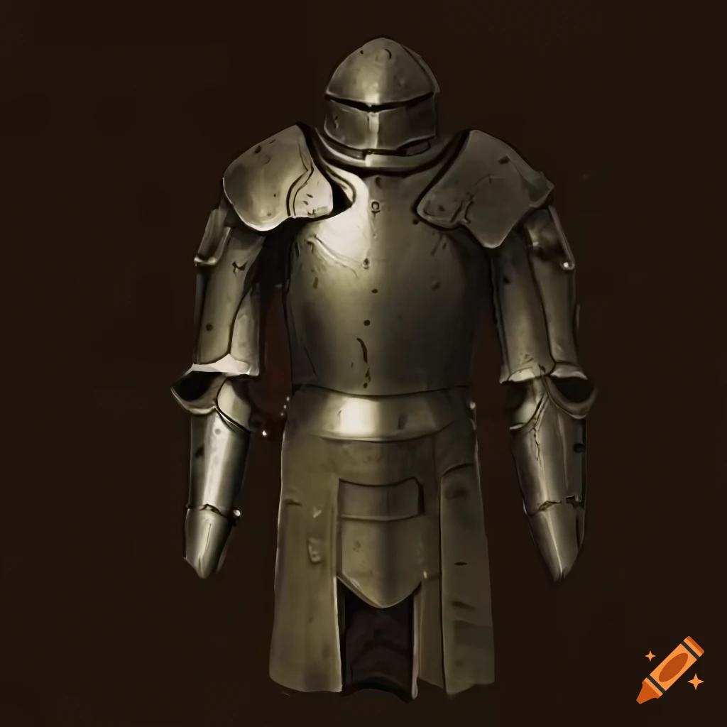 Front view of bathyscaphe armor on Craiyon