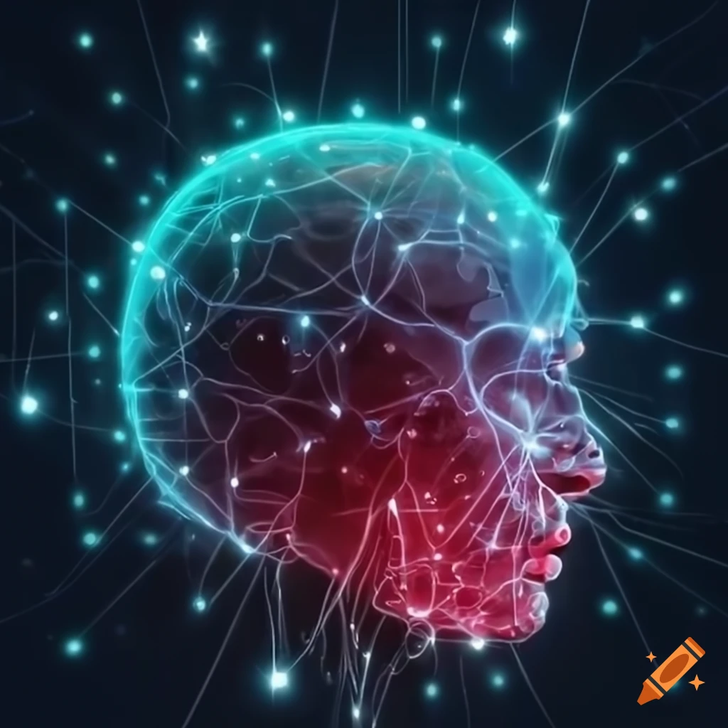 Abstract representation of life sciences ai & data on Craiyon