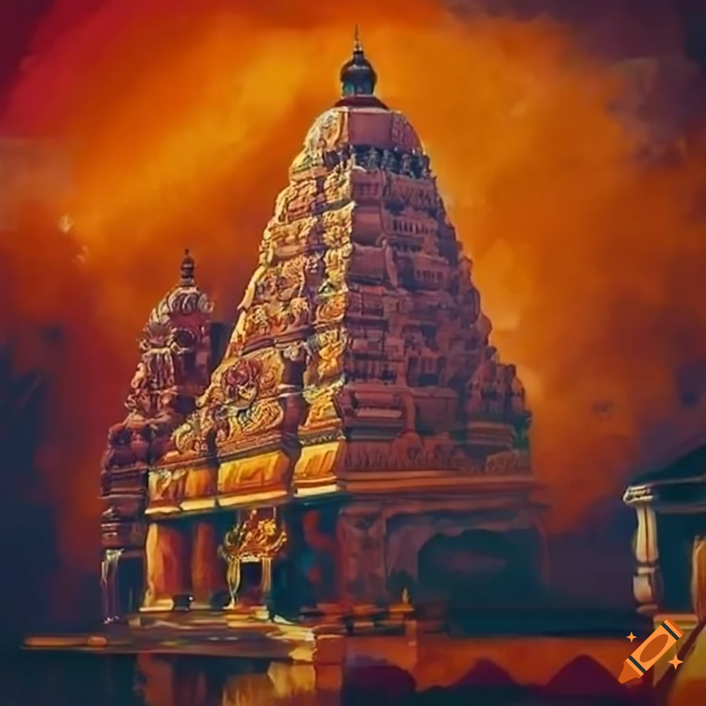 Visually rich cover with layers of symbolism inspired by Hindu temple ...