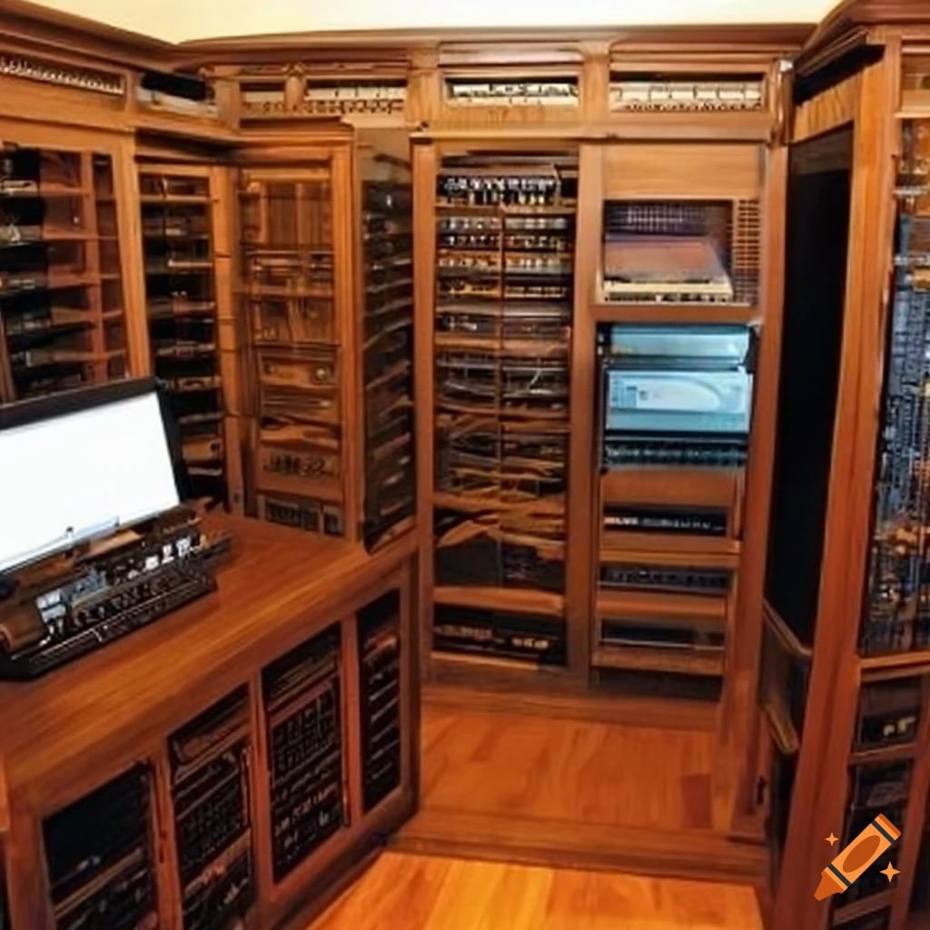 Country home server room on Craiyon