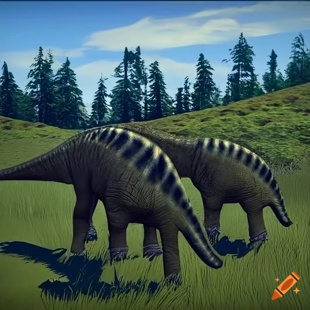 Scientifically accurate hadrosaurus dinosaur with intricate skin ...