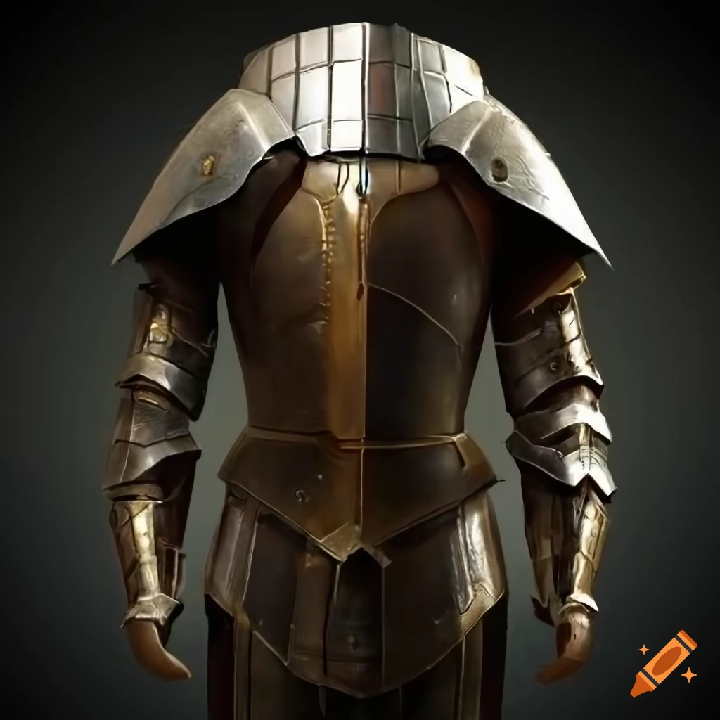 Front view of bathyscaphe armor on Craiyon