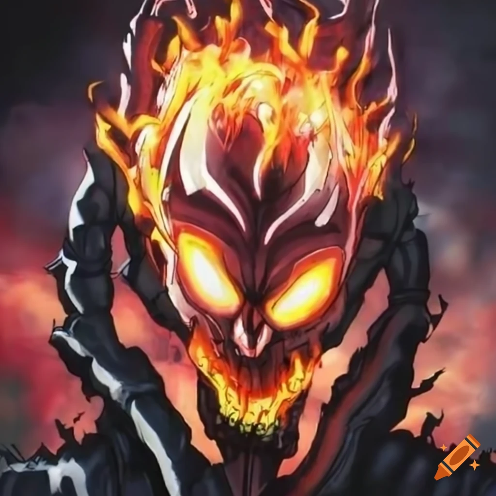 Graffiti art featuring Zetman, Ghost Rider, and Boros on Craiyon