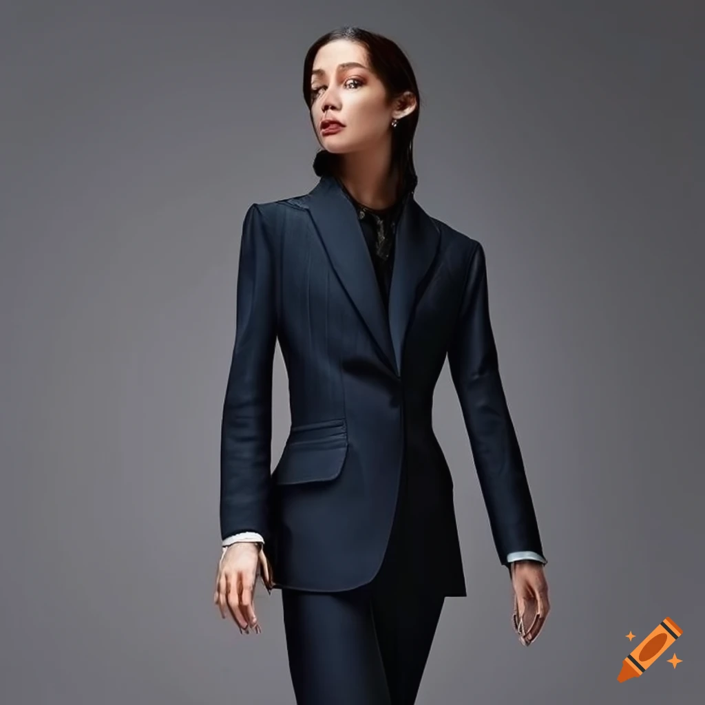 Women's suit line on Craiyon