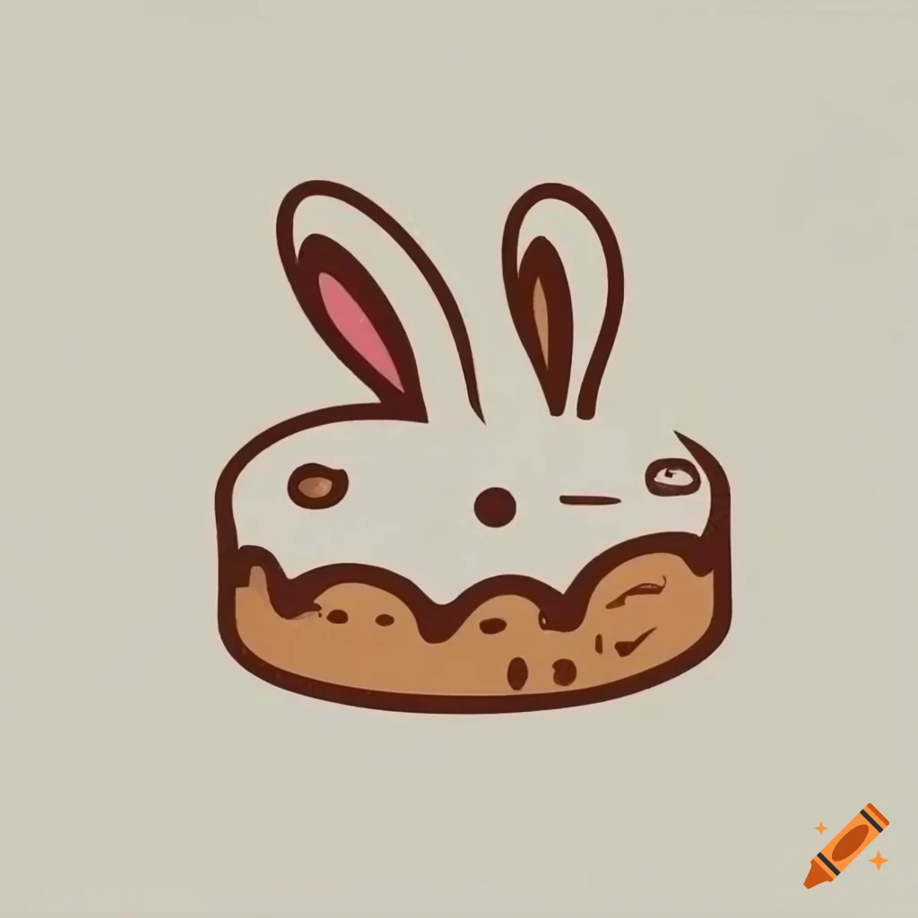 Bunny bakery logo design on Craiyon