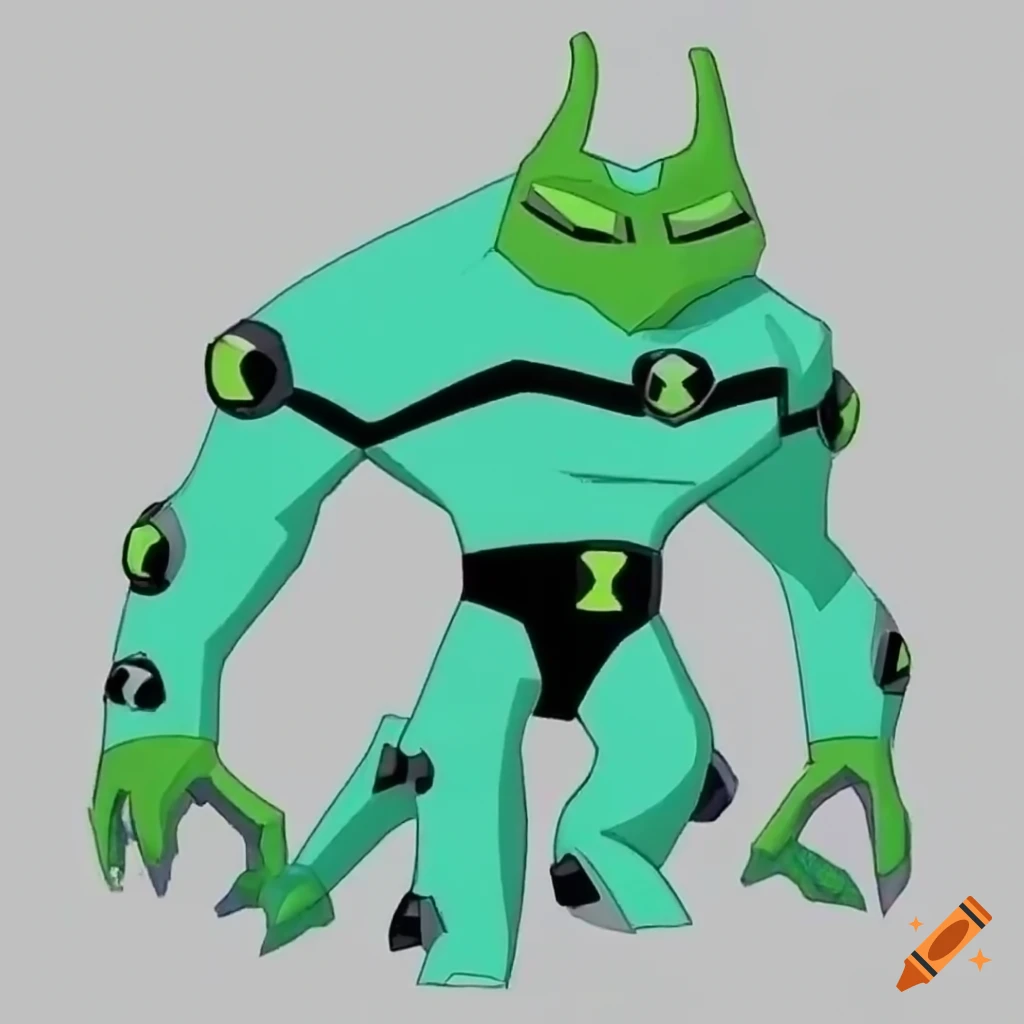 Epic alien character from ben 10 on Craiyon
