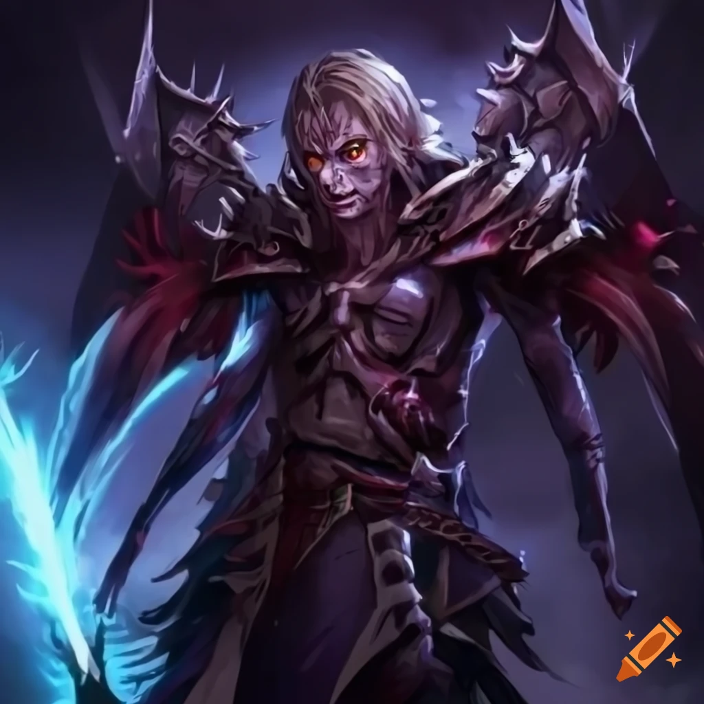 Epyon depicted as a zombie on Craiyon