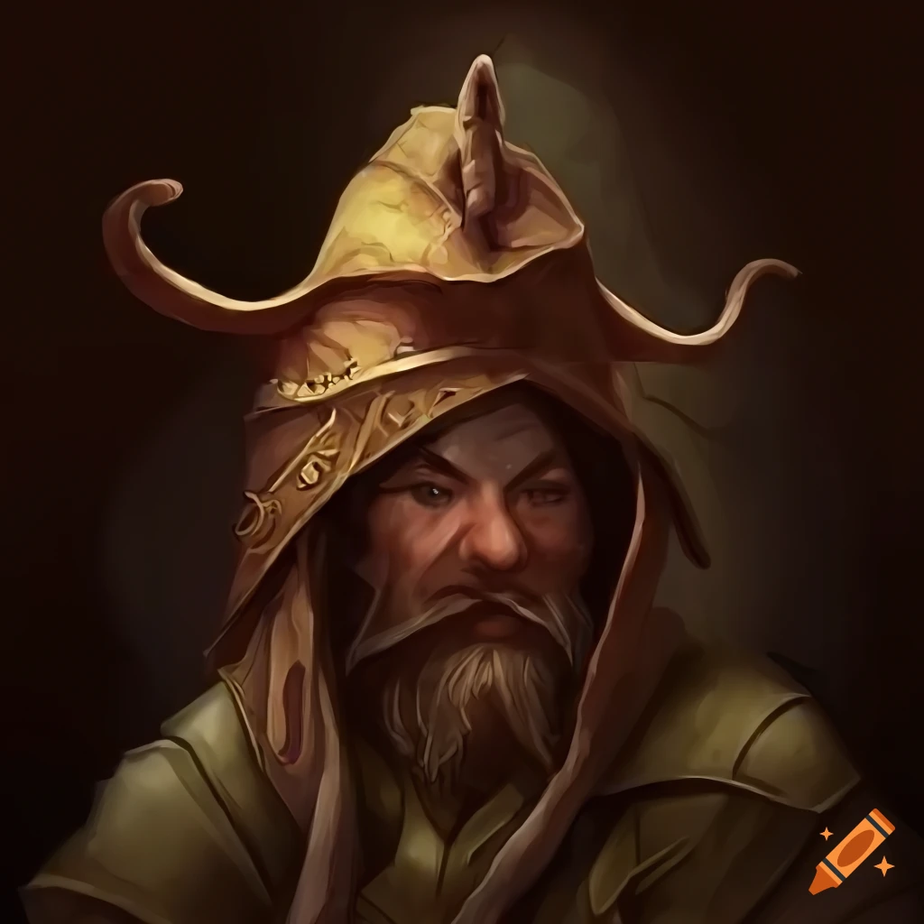 Explorer dungeons & dragons character on Craiyon