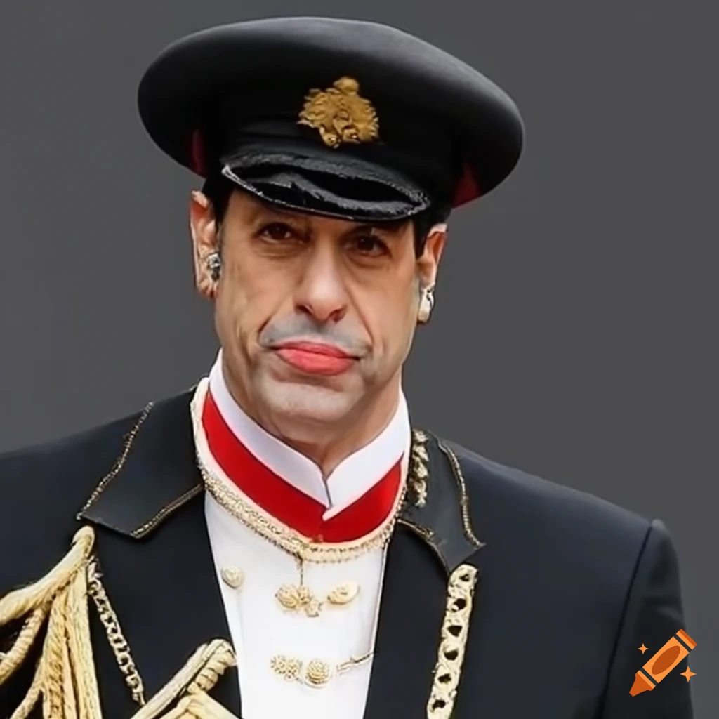 British Empire colonial Raj officer portrayed by Sacha Baron-Cohen on ...