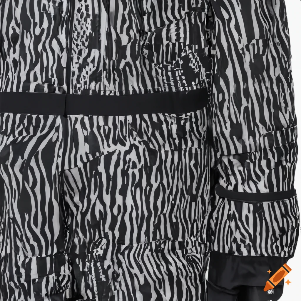 Black and white birch texture tennis tracksuit by maison margiela on ...