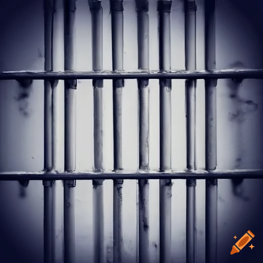Prison image with csp letters written behind bars on Craiyon