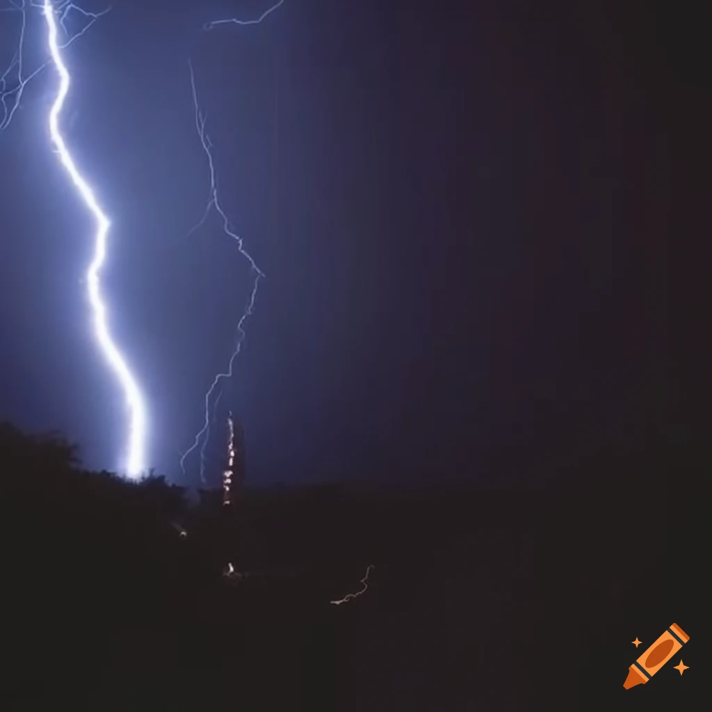 Lightning on Craiyon