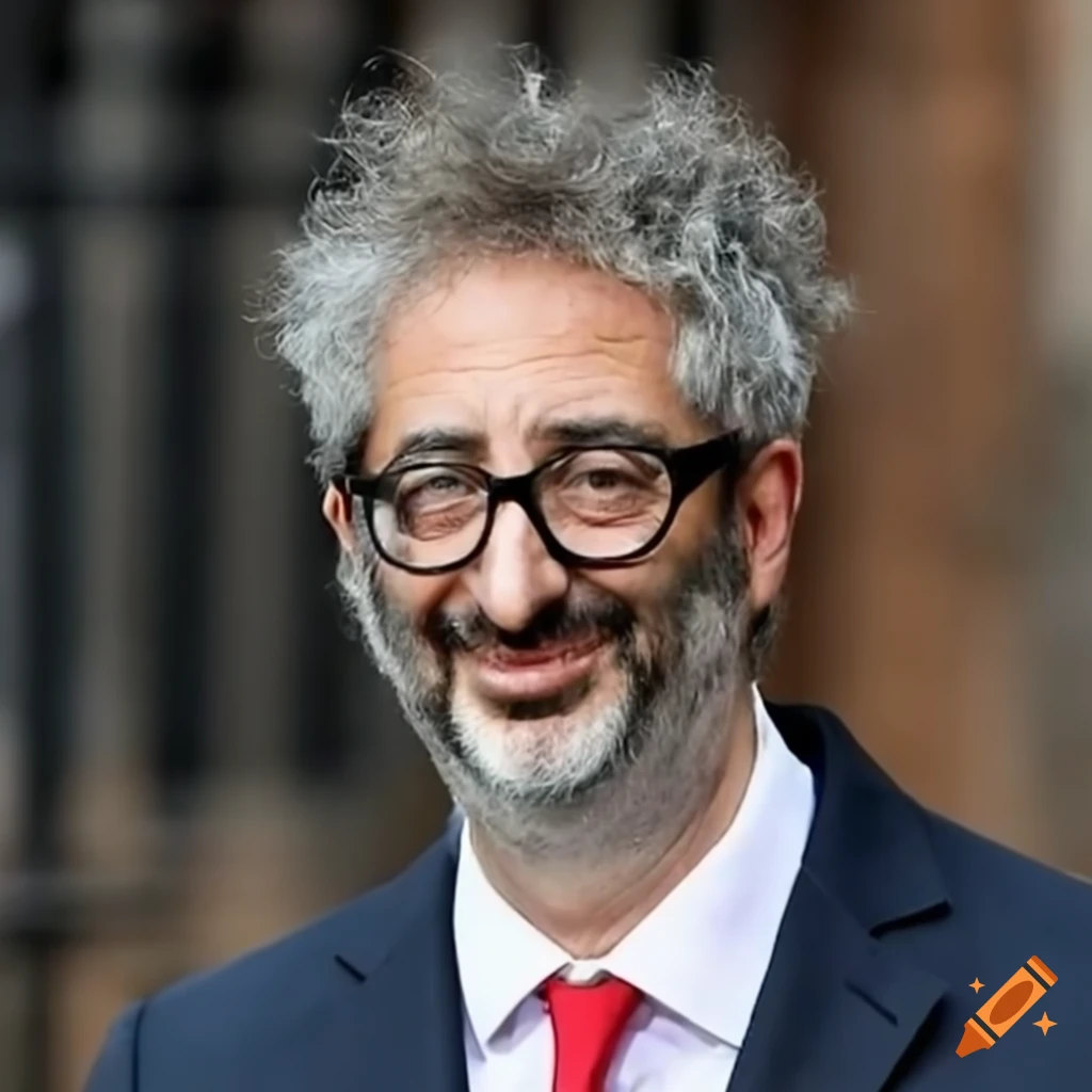 David baddiel making apology to jeremy corbyn on Craiyon