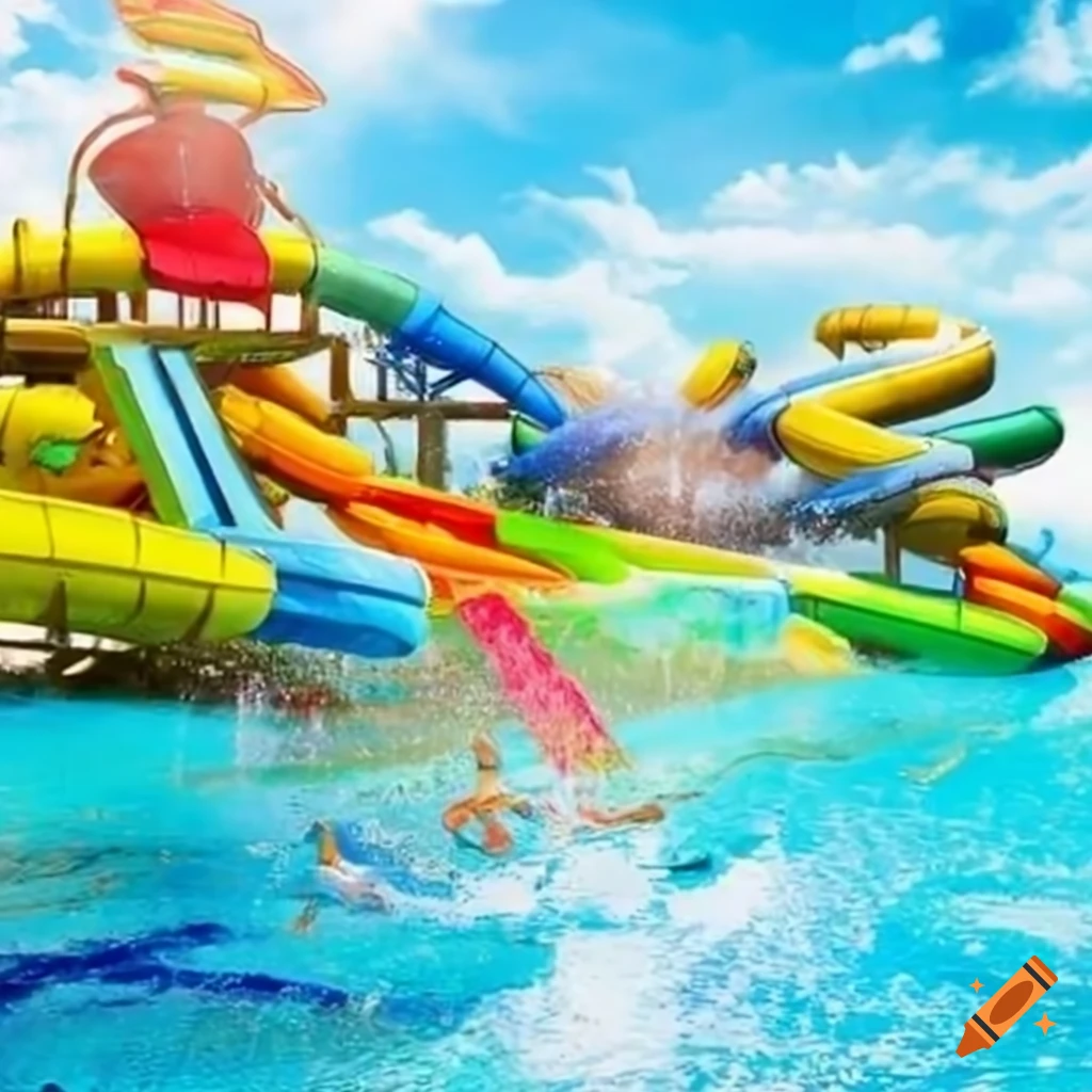 Water park on Craiyon